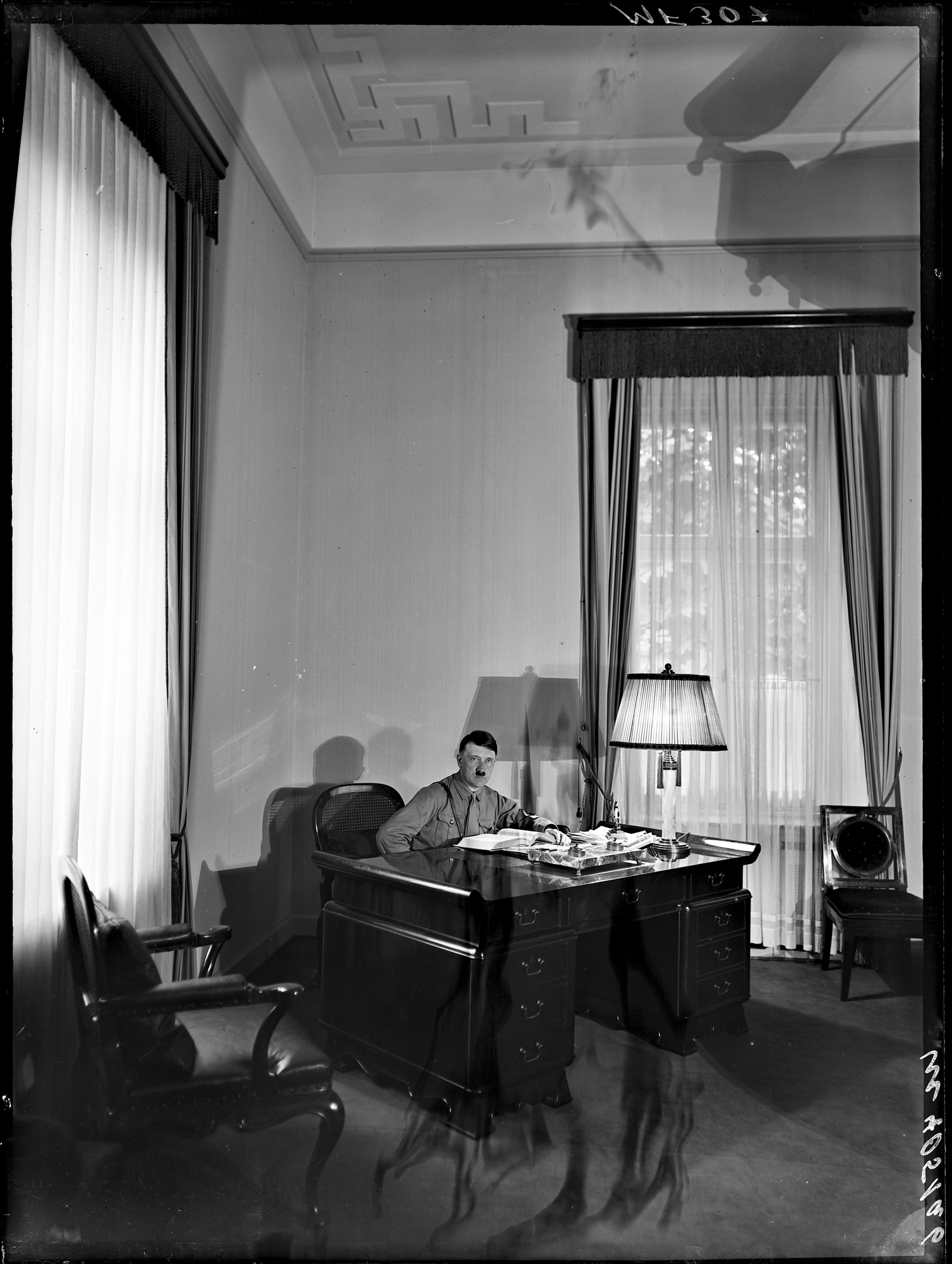 Hitler Archive | Adolf Hitler in his office of Munich’s Braunes Haus a ...