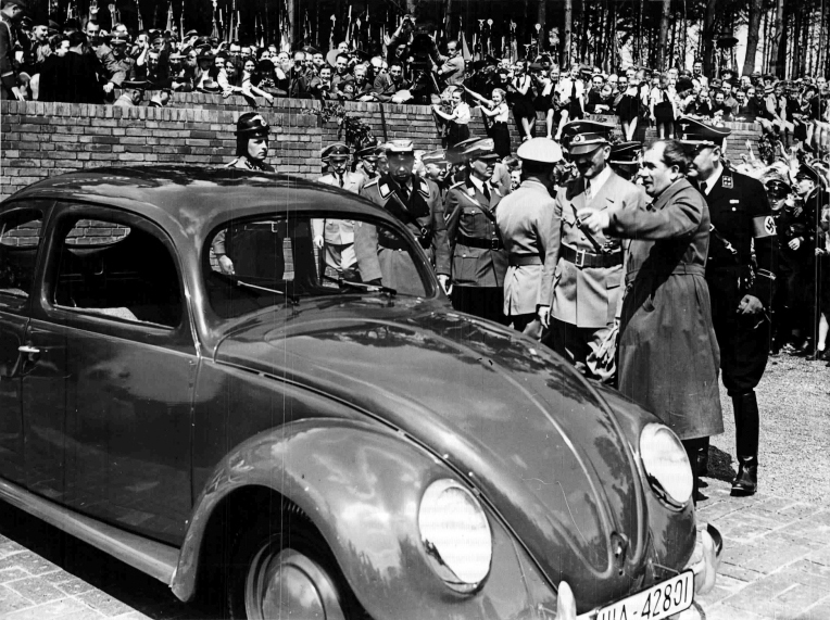 Hitler Archive | Adolf Hitler inspects one of the first Beetles during ...