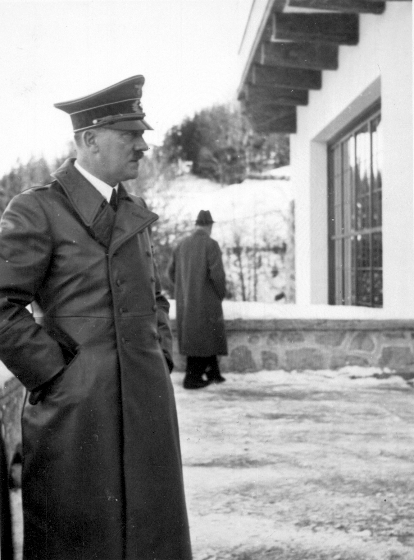 Hitler Archive | Adolf Hitler on the Berghof terrace early January 1940 ...