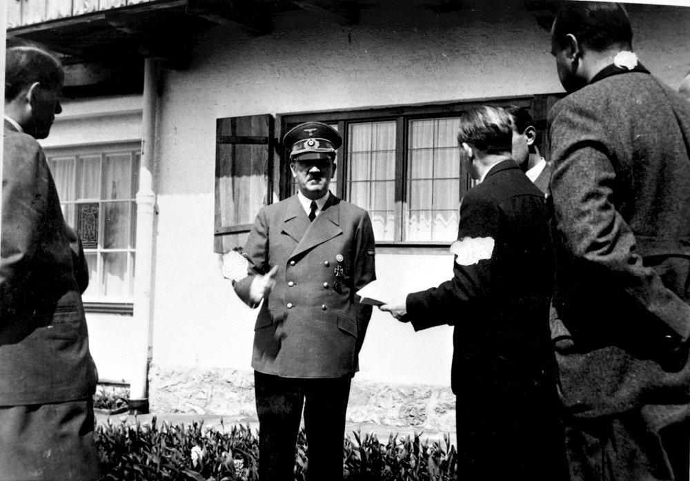 Hitler Archive | Adolf Hitler on the Berghof terrace in the summer of ...