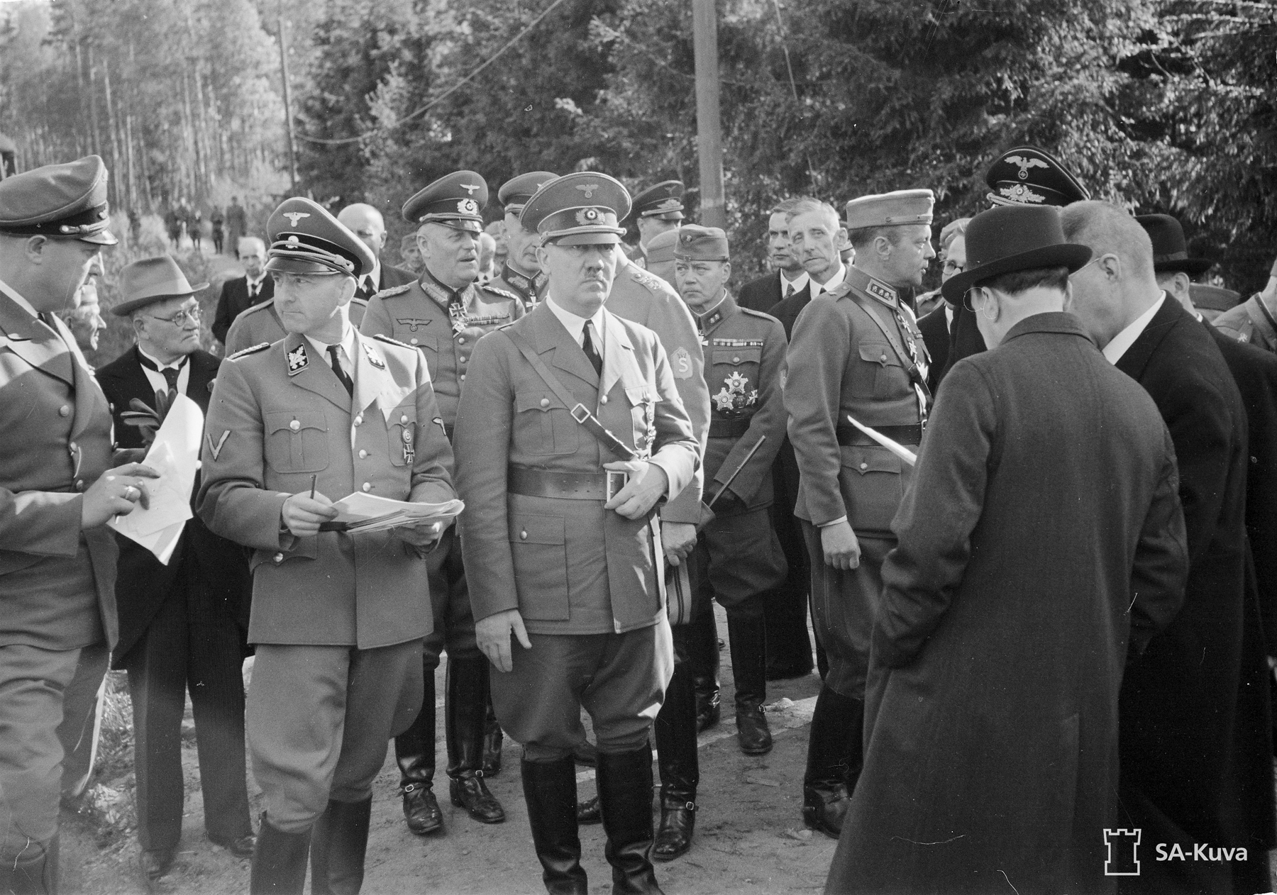 Hitler Archive | Visit of Adolf Hitler in Finland for the 75th birthday ...
